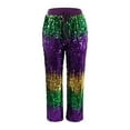 Arlun Women's Glitter Sequin Long Loose Pants Bling Party Clubwear ...