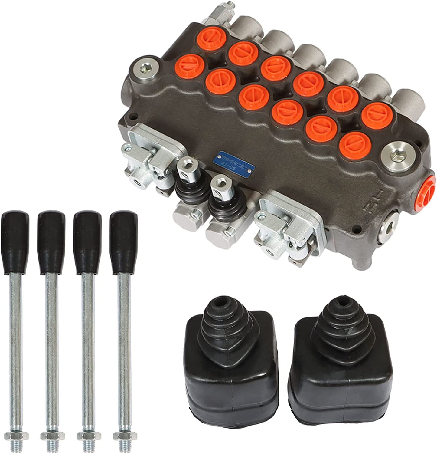 Hydraulic Valve Body Hydraulic Directional Control Valve, 4 Spool 11 ...