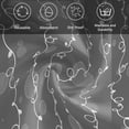 Cloth Napkins Set of 8 Grey Abstract Lines Cocktail Napkins Twist ...