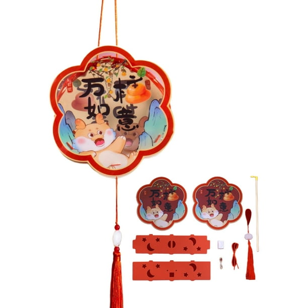 Luzkey Dragon Year Lantern 2024 DIY Party Accessories PVC Light ...