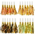 6 Pcs Party Cheer Props Multi Function Application Gold Noise Makers ...
