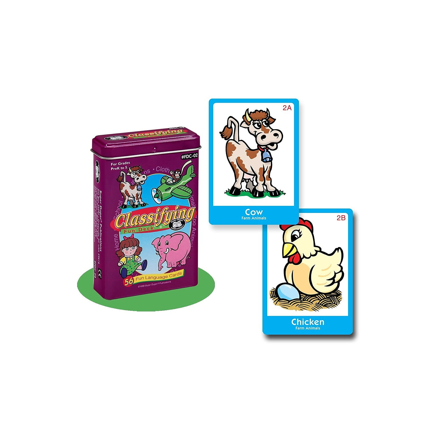 Super Duper Publications Classifying Fun Deck Flash Cards Educational ...