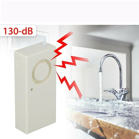 Water Leak Alarm Flood Level Overflow Detector Sensor Home Security ...