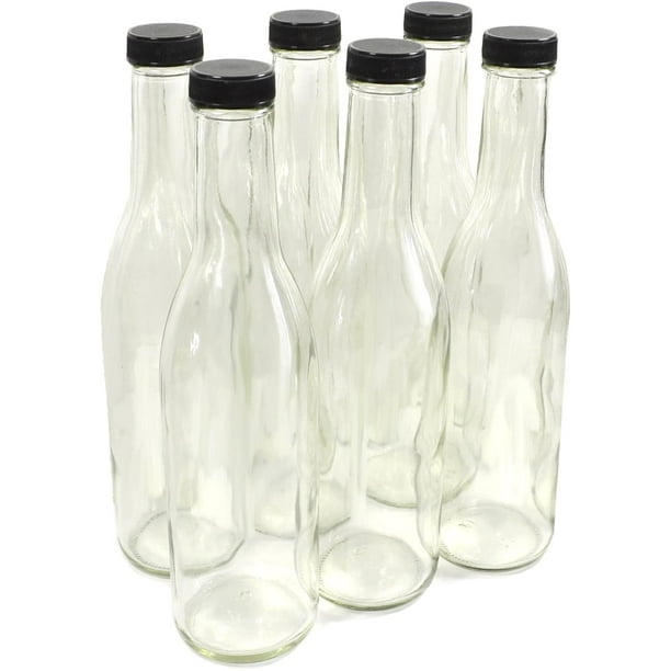 6 Botellas de Vidrio para Salsa Casera y Aderezos nicebottles ...