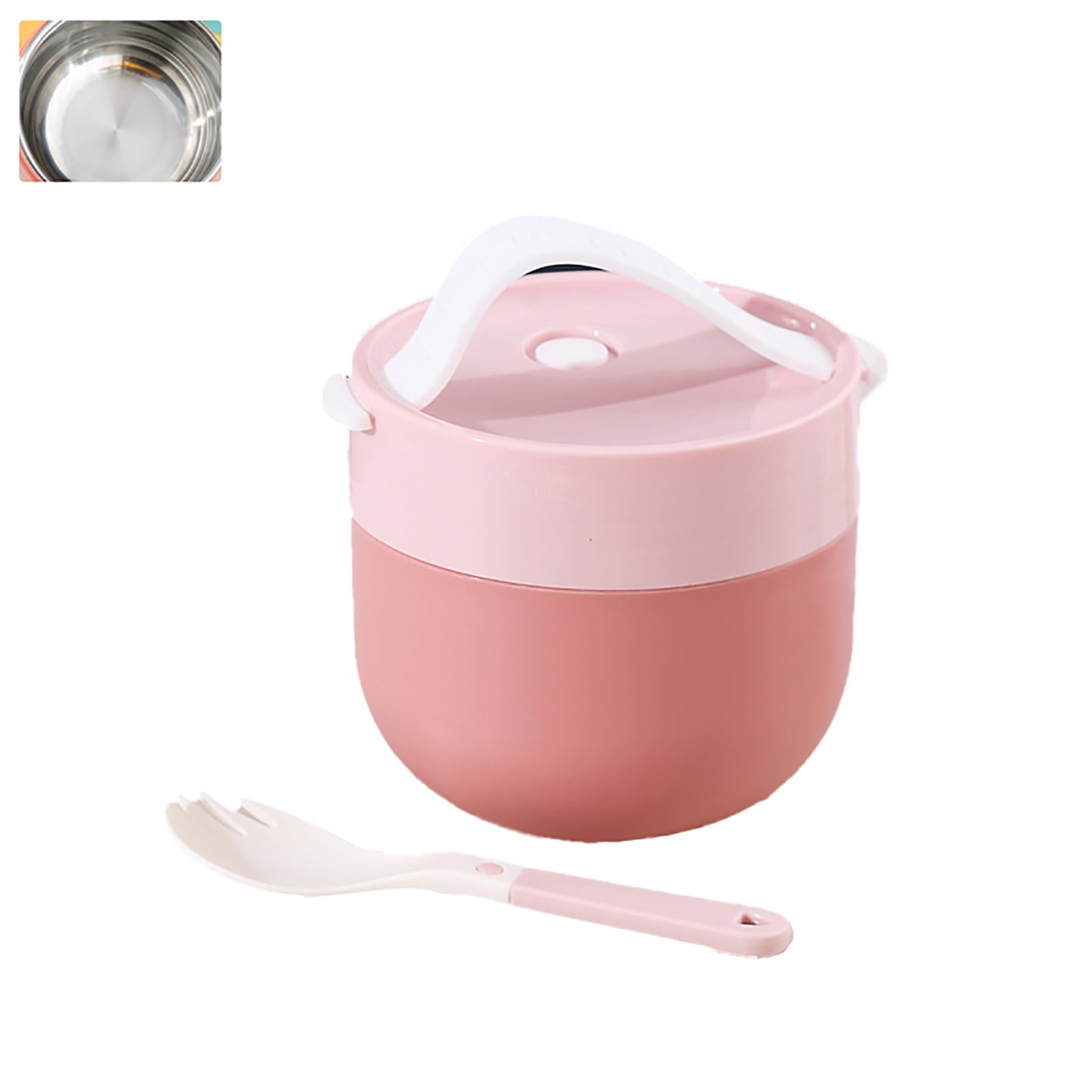 Papaba Soup Cup,Soup Cup Food Grade Rust-proof Plastic Meal Prep Lunch ...