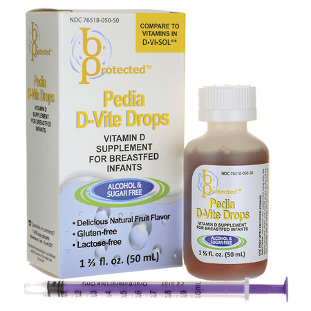 UPC 376518050500 - B Protected Pedia D-Vite Drops 1 2/3 fl oz Liq ...
