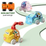 Toy Cars for Toddlers Age 1,Baby Rattle Car Toy,3 Pieces Soft Rubber ...