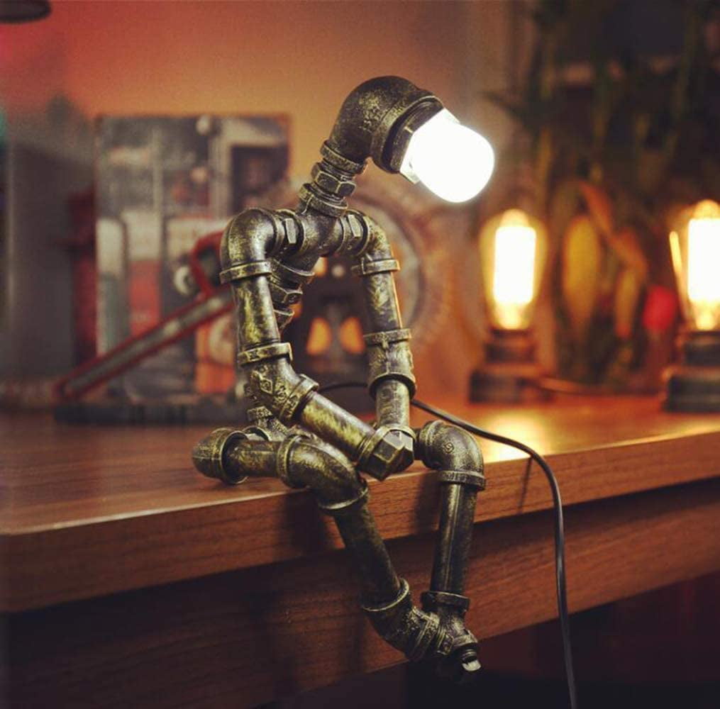 Lámparas de Robot Industrial para niños, lámpara Steampunk de estilo ...