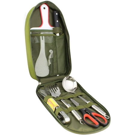 Camping Utensils Outdoor Cooking Camping Accessories 8-Piece Kitchen ...