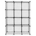 Dtwnek 12 Cube Storage Storage Shelves Wire Cube Storage Shelves Metal ...
