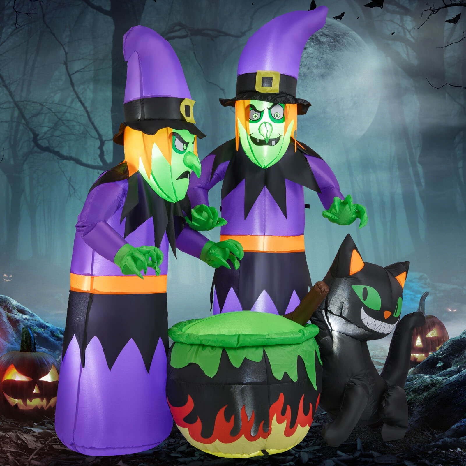 Click here for Costway 6 Ft Inflatable Halloween Witches Blow Up... prices