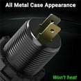 12V 24V Dual QC 3.0 USB + PD Type-C Fast Car Charger Socket Adapter ...