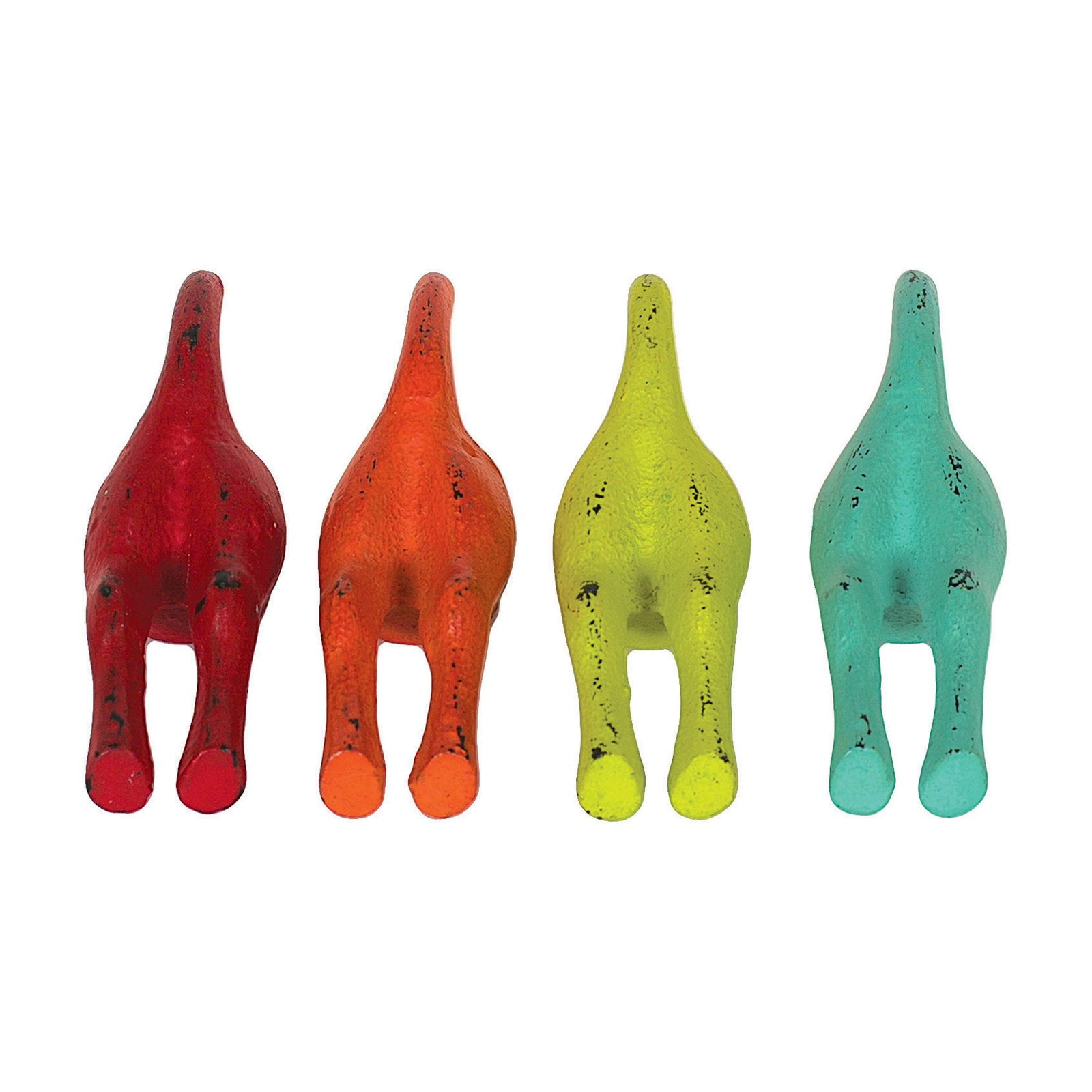 3R Studios Cast Iron Dog Tail Wall Hooks - Set of 4 - Walmart.com