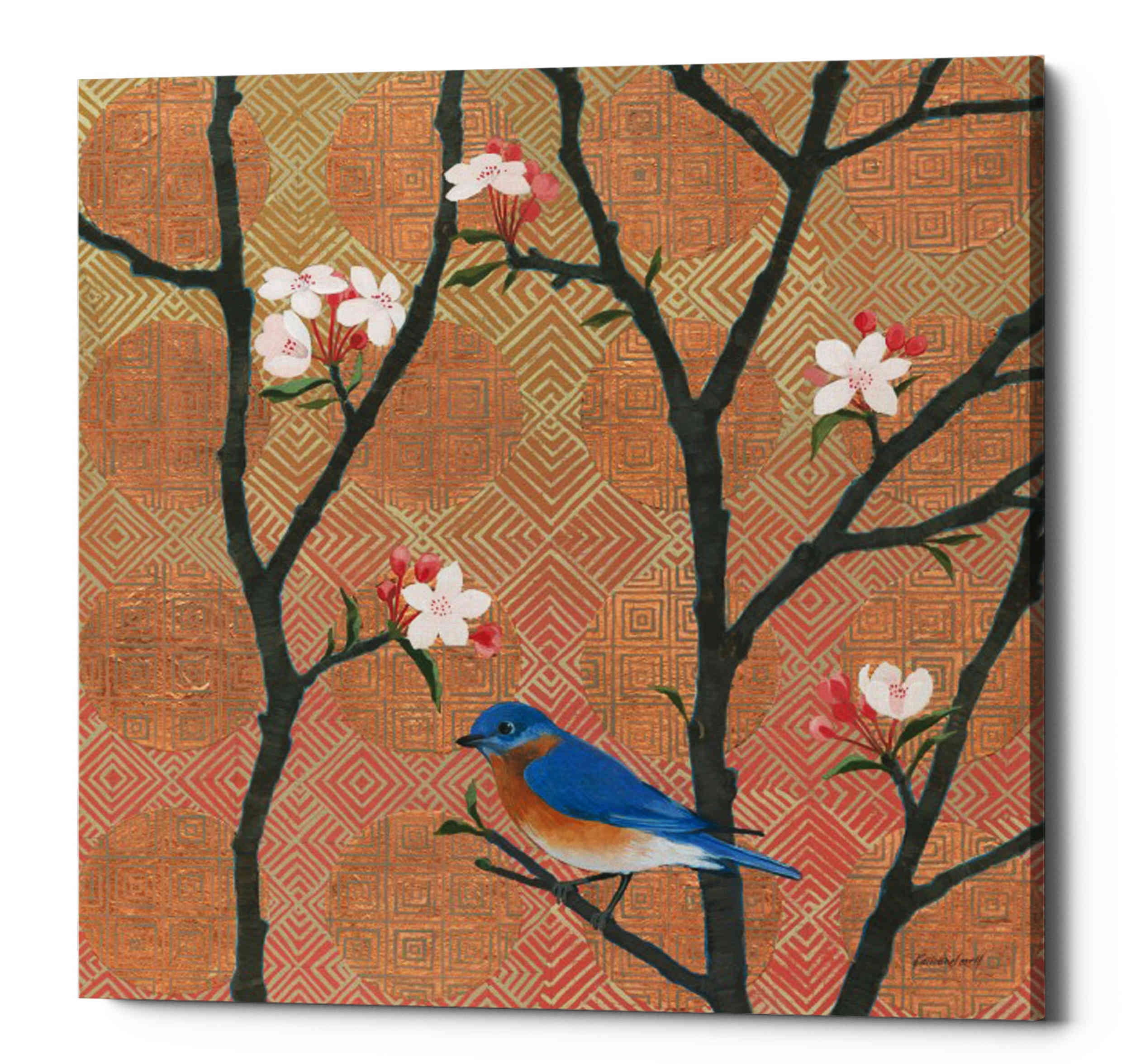 Epic Graffiti 'Cherry Blossoms I' by Kathrine Lovell, Canvas Wall Art ...