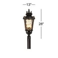 John Timberland Casa Marseille Rustic Vintage Outdoor Post Light ...