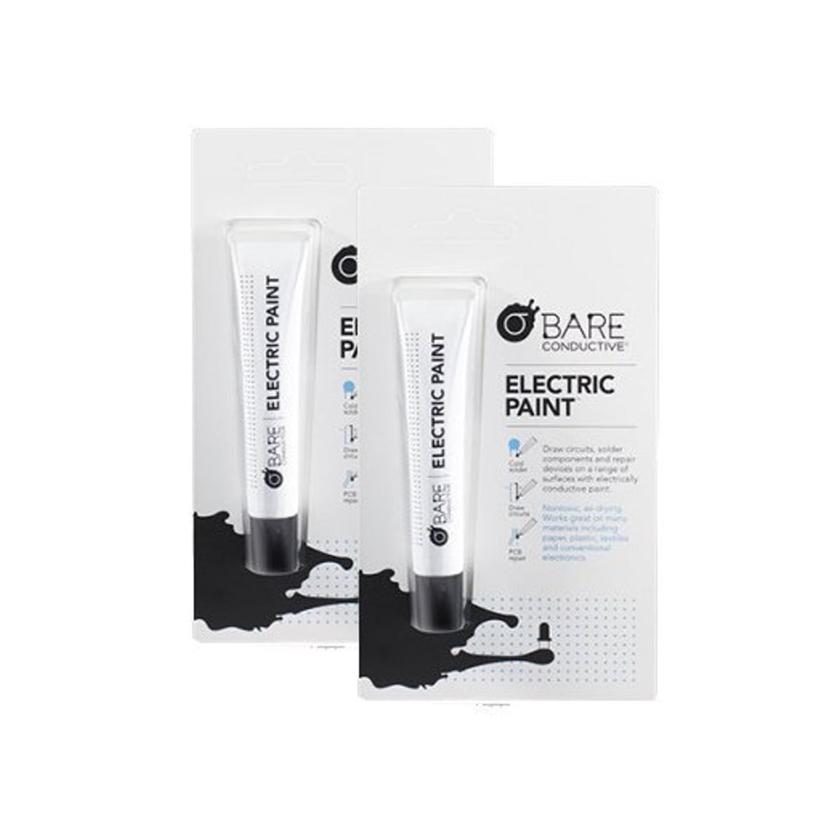 Bare Conductive Electric Paint - 10ml Pen (2 pack) - Walmart.com
