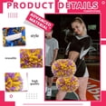 10 Pcs Cheerleading Pom Poms-with Handle Style Cheerleading Handheld ...
