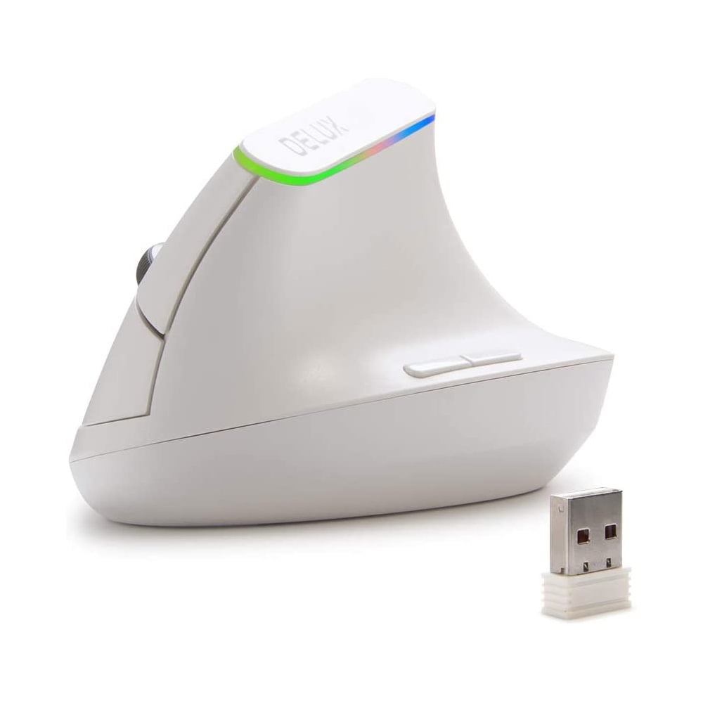 Buy DELUX Wireless Ergonomic Split Keyboard and 2.4G Wireless Vertical ...