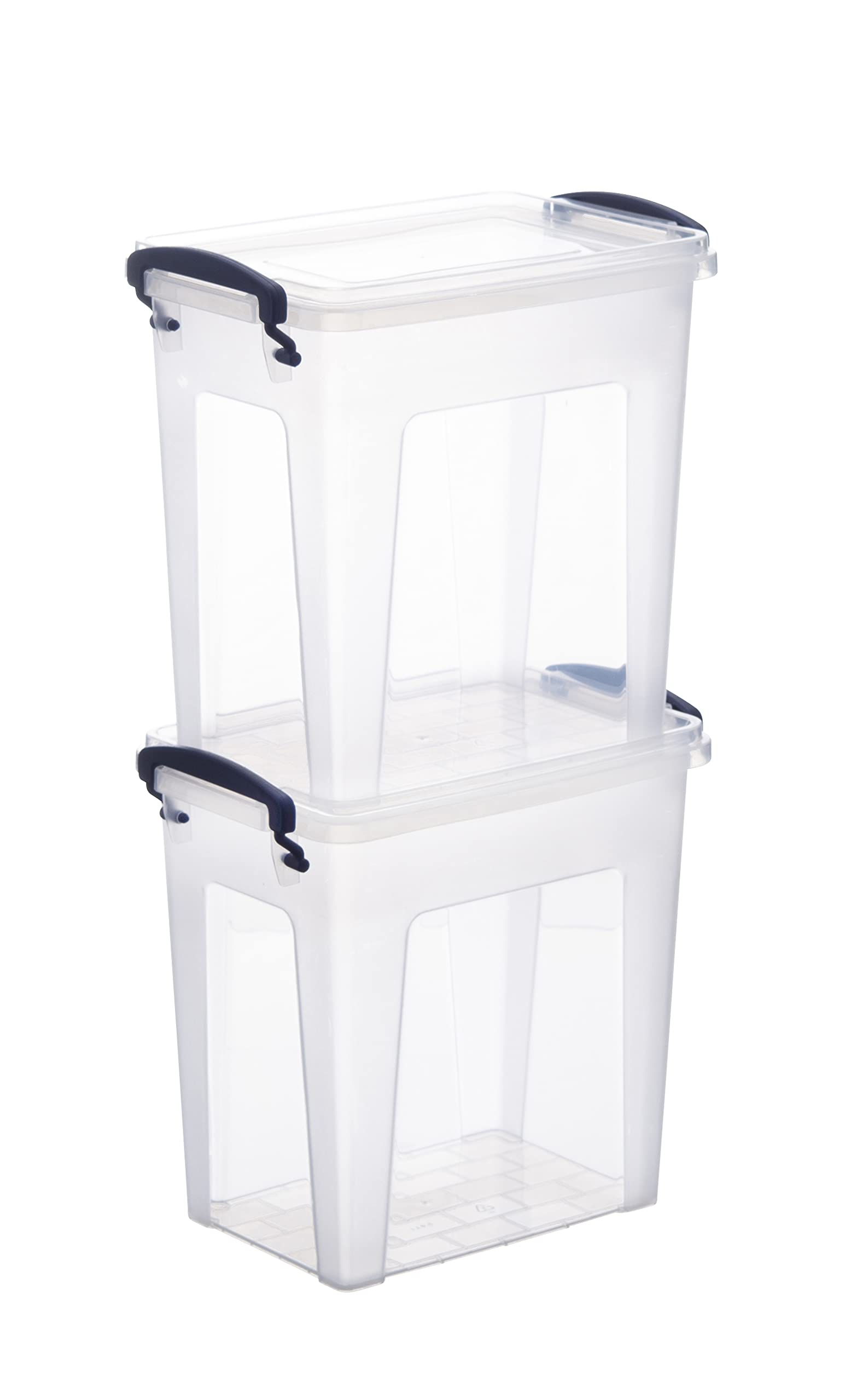 Superio Deep Storage Organizer Bin with Lid, 7 Quart (2 Pack) - Walmart.com