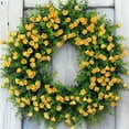 FNGZ Wreath for Front Door,Versatile Decor Colorful Cottage Wreath ...