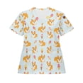 Binienty Dogs Scrub Tops for Women Short Sleeve Stretchy Breathable ...
