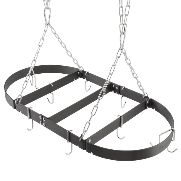 Calphalon 18" x 36" Hard Anodized Aluminum Space Saving Hanging Pot ...