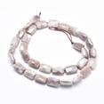 1Strand Electroplate Natural Sunstone Beads Strands Faceted Rectangle ...