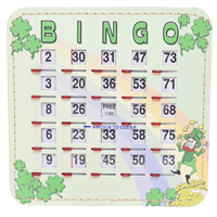 Bingo Shutter Cards - Shamrock Design - 10 per pack - Walmart.com