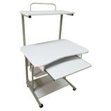 Mobile Computer Tower with Shelf, Multiple Finishes - Walmart.com