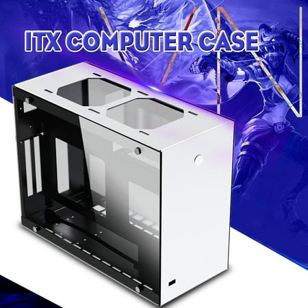CEMO A4 Aluminum Alloy Tempered Glass ITX Computer Case Mini Case AU ...