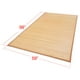 TMS 5FT x 8FT Natural Bamboo Slat Area Rug Floor Carpet Mat w/ Backing ...