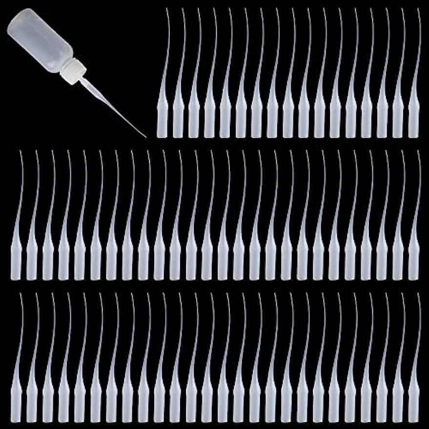 1Bag Glue Tips 350pcs Plastic Glue Micro-Tips Glue Extender Precision ...