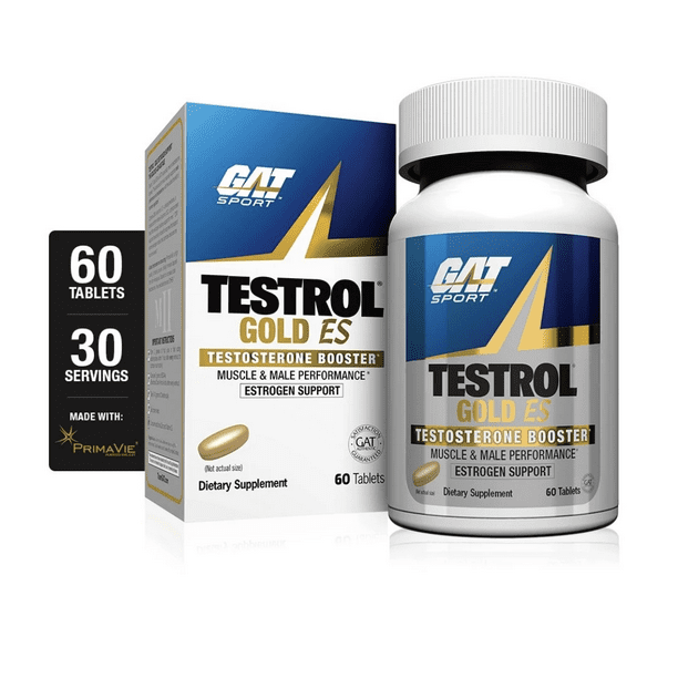 GAT Testrol Gold ES Testosterone Booster 60 Tablets - Walmart.com ...