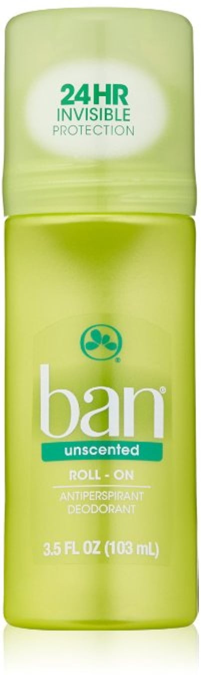 Ban Anti-Perspirant Deodorant Original Roll-On Unscented 3.50 oz (Pack ...