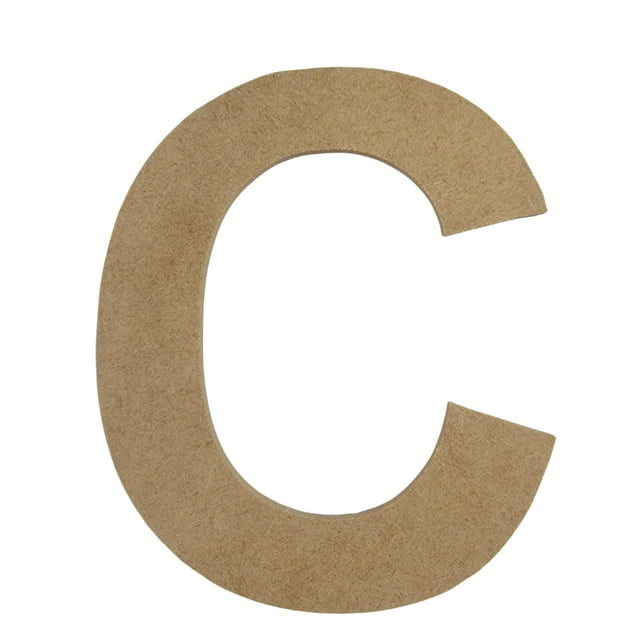 Wooden Letter Unfinished, Arial Font, Craft Cutout - Walmart.com