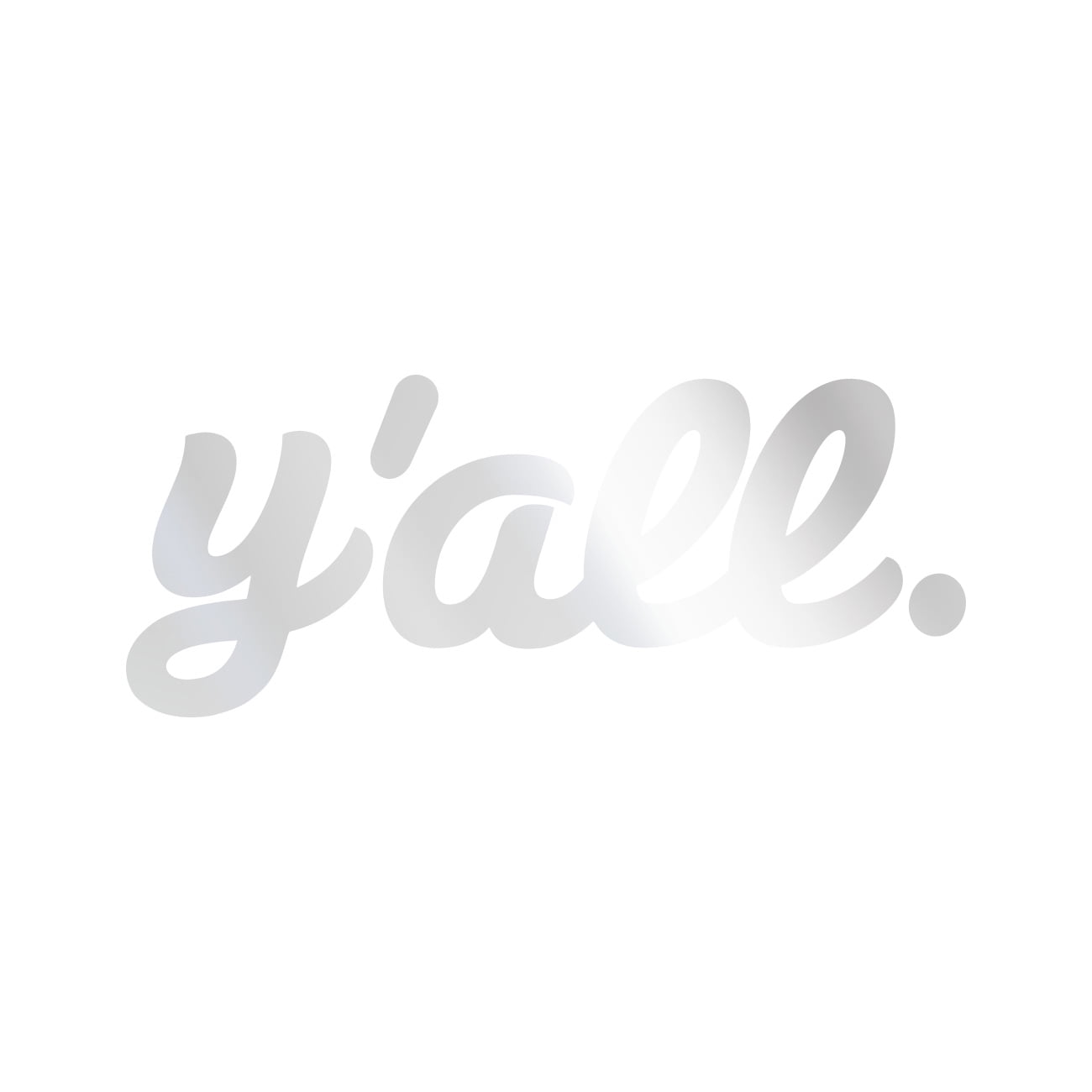 Y'all Sticker Decal Die Cut - Self Adhesive Vinyl - Weatherproof - Made ...
