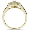 Pompeii 1/2ct Diamond Double Halo Engagement Ring 10K Yellow Gold (H/I,I2-I3) - Walmart.com