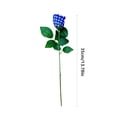 4th of July Faux Rose Stems, Red White Blue Silk Flowers, Flag Themed ...