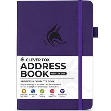 67144 Mead Address Book. 52 sheets 7 3/4" x 5 1/8". Assorted colors ...