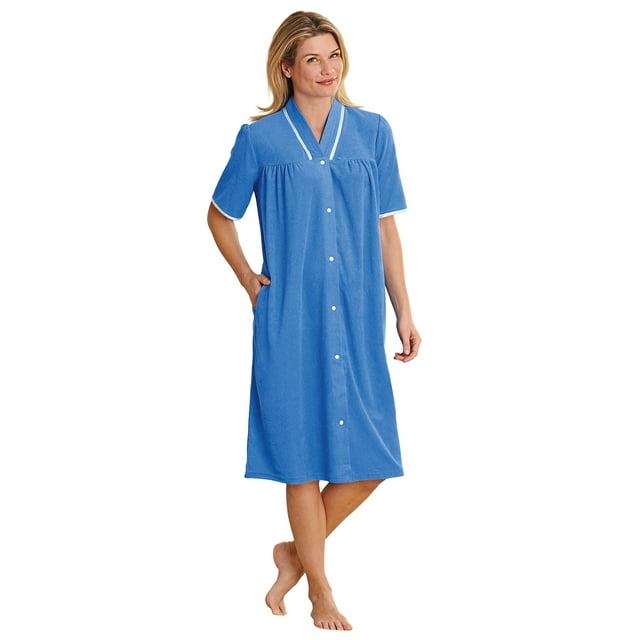 Terry Snap Robe - Walmart.com