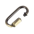 Uxcell 4mm Oval Shape Quick Link Screw Lock Chain Connector Bronze 6 ...
