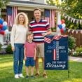 American 250 Years of Blessing Flag - Polyester Double-sided Yard Flags ...