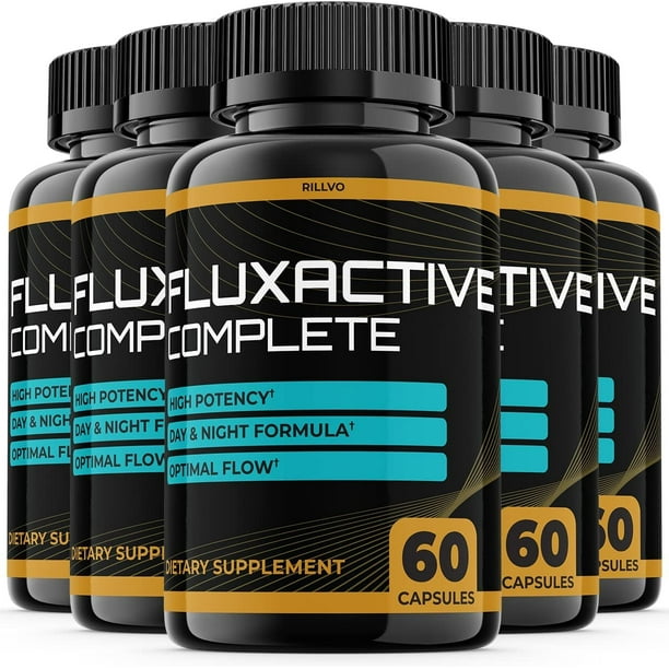 5 Pack FluxActive Complete Flux Active Prostate Supplement 300 Capsules - Walmart.com