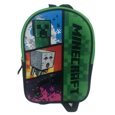 "Minecraft Kindergarten Kids 11"" School Mini Backpack with Front ...