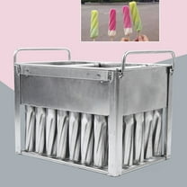 Kolice Commercial 6 Slim Mold Sets Ice Popsicle Machine,Ice Sticks ...
