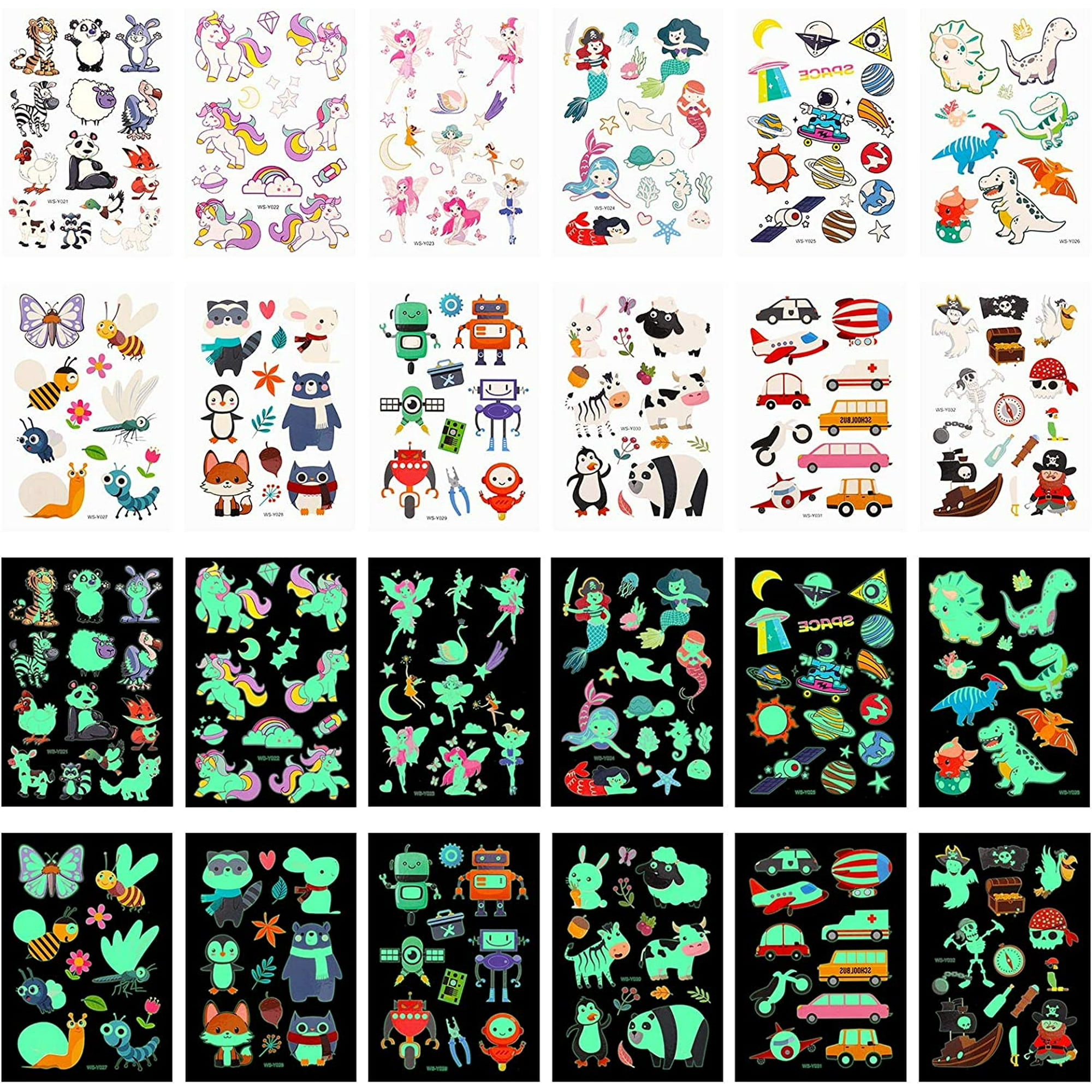 Click here for Hshdldf Temporary Tattoos For Kids  12 Sheets 135p... prices