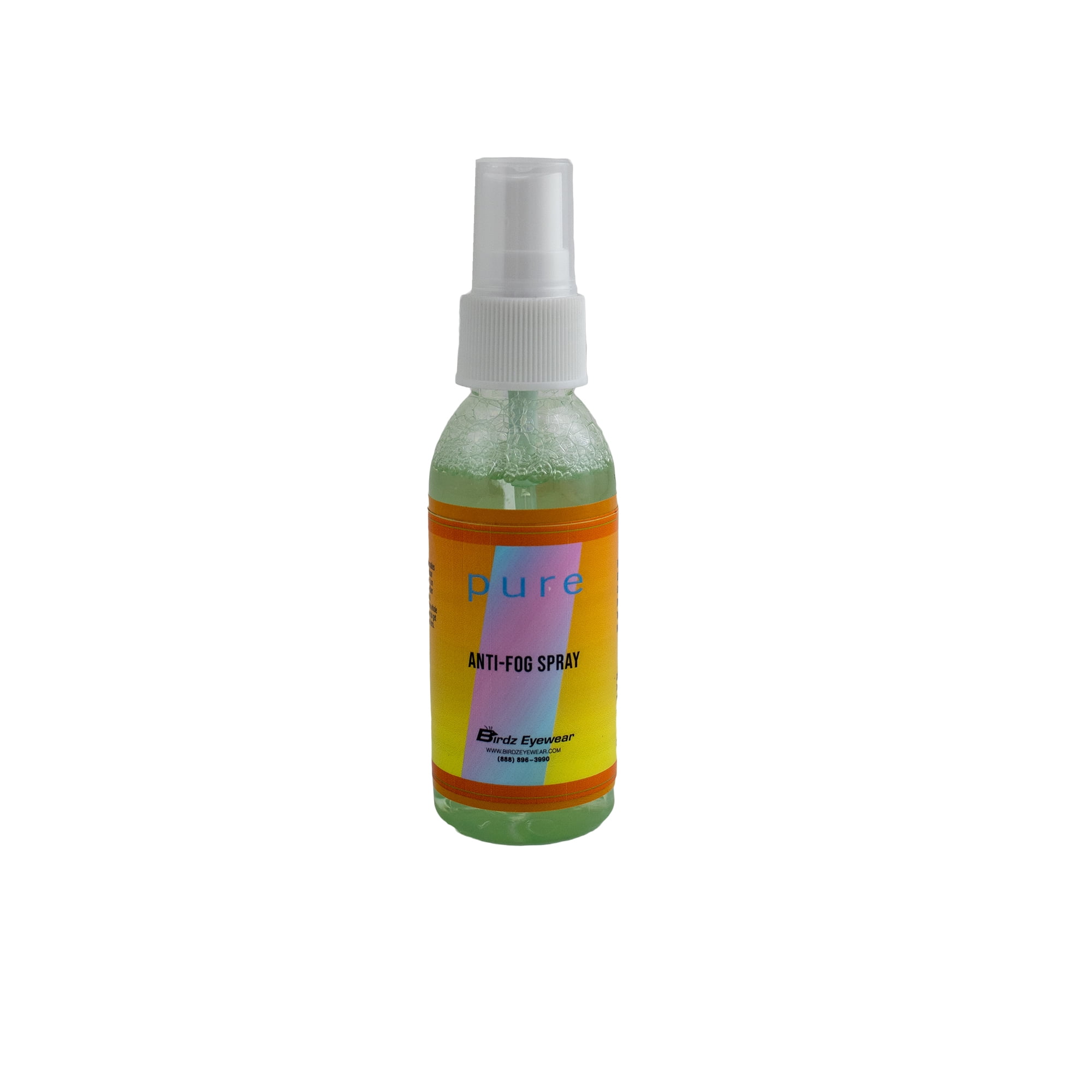 1 2oz Bottle Anti Fog Spray Defogger for Glasses Goggles by Birdz ...