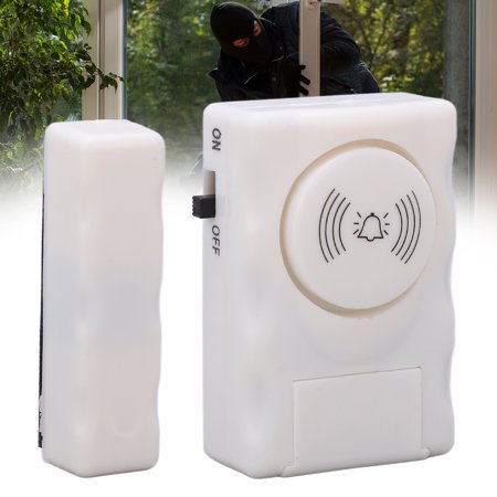 FAGINEY Wireless Door Window Magnetic Sensor 105dB Sound Anti Theft ...