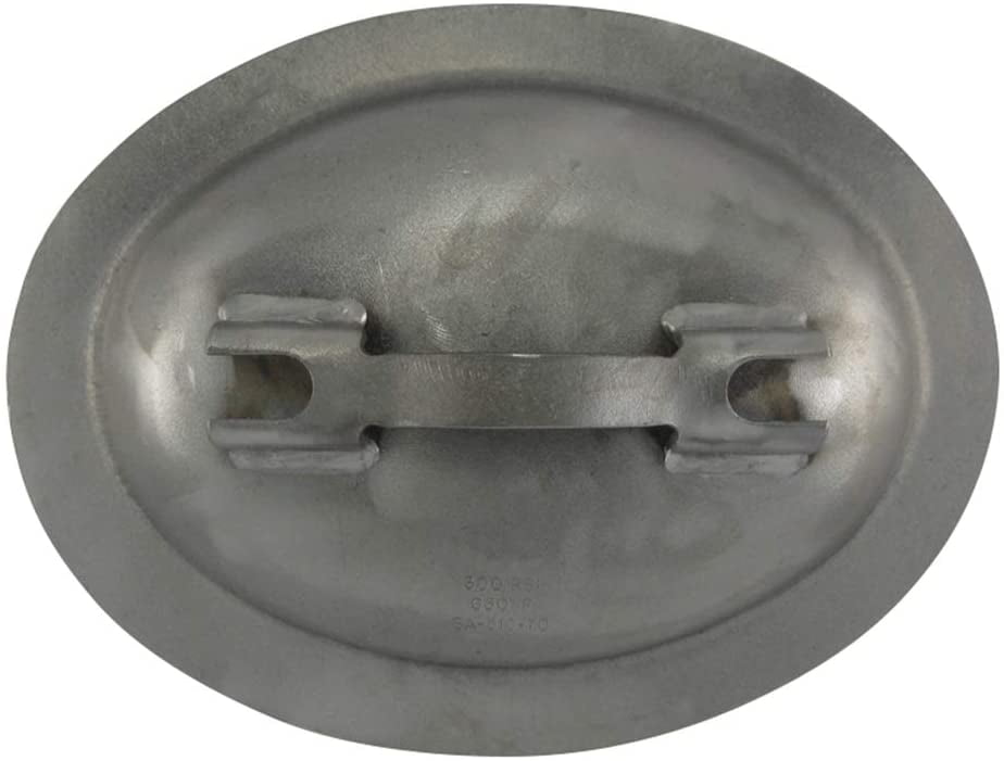 Manhole Plate, Elliptical, Pressed Steel SA516-70, 11" x 15" #600 ...