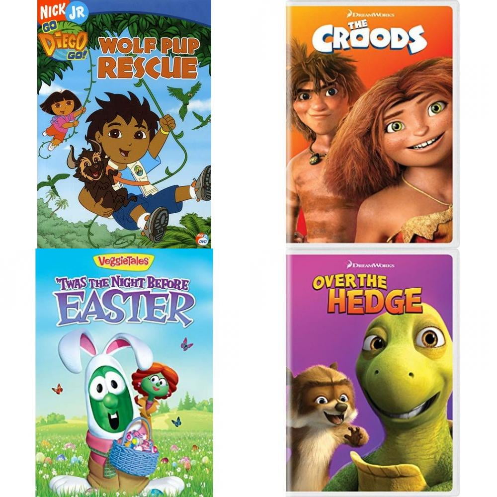 Children's 4 Pack DVD Bundle: Go Diego Go! - Wolf Pup Rescue, The ...